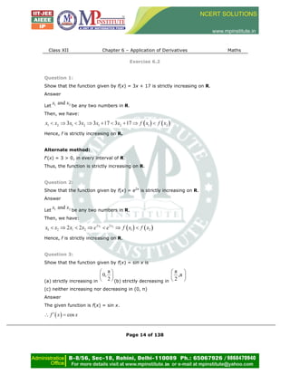 Chapter 6 application_of_derivatives | PDF