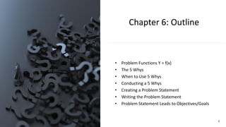 Chapter 6 Approaching the Problem Statement | PDF