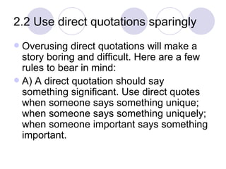 Chapter 6 a straight news story | PPT