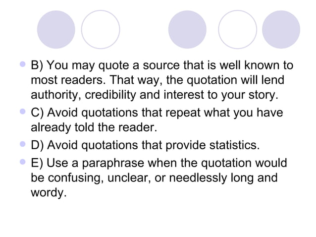 Chapter 6 A Straight News Story Chapter 6 A Straight News Story