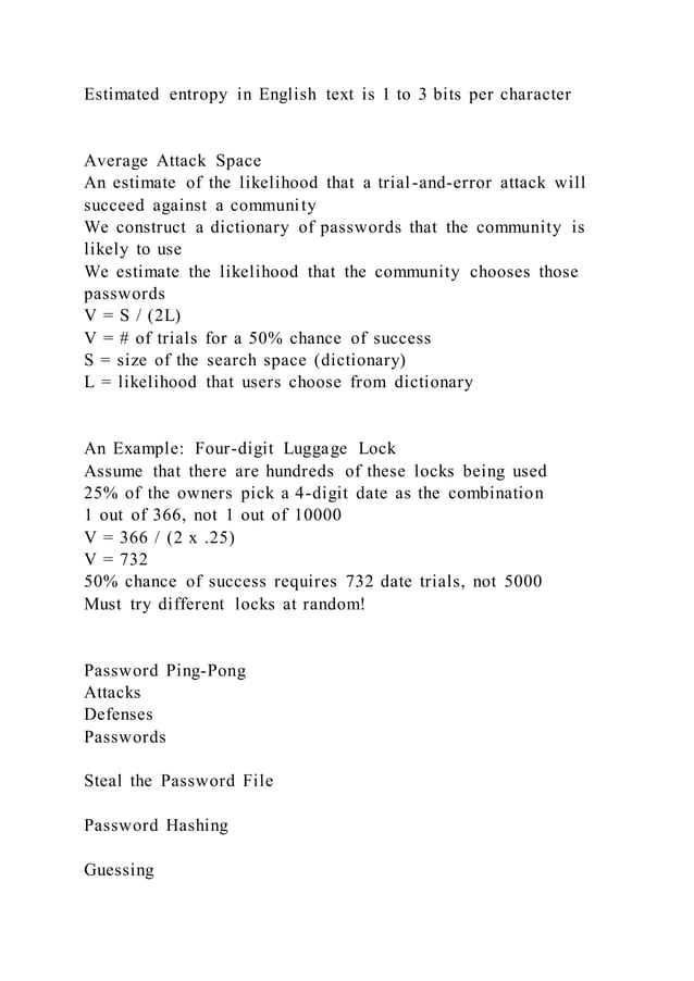 Chapter 6Authenticating PeopleChapter 6 OverviewThe th | PDF