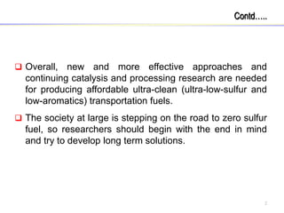 Chapter 6b -_hydrotreating_hds_catalyst | PPT