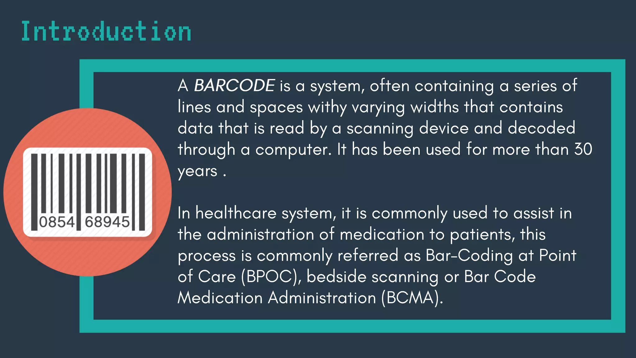 Bar Code Medication Scanning At the Point of Care | PPTX