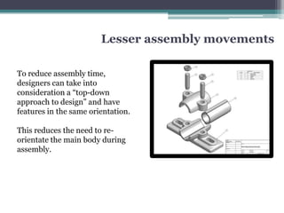 Chapter 6 basic design for assembly | PPTX