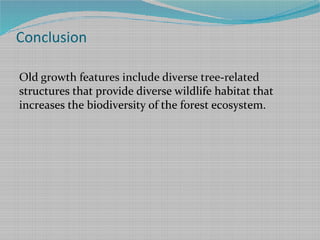 Chapter 6 biodiversity of old forest | PPT