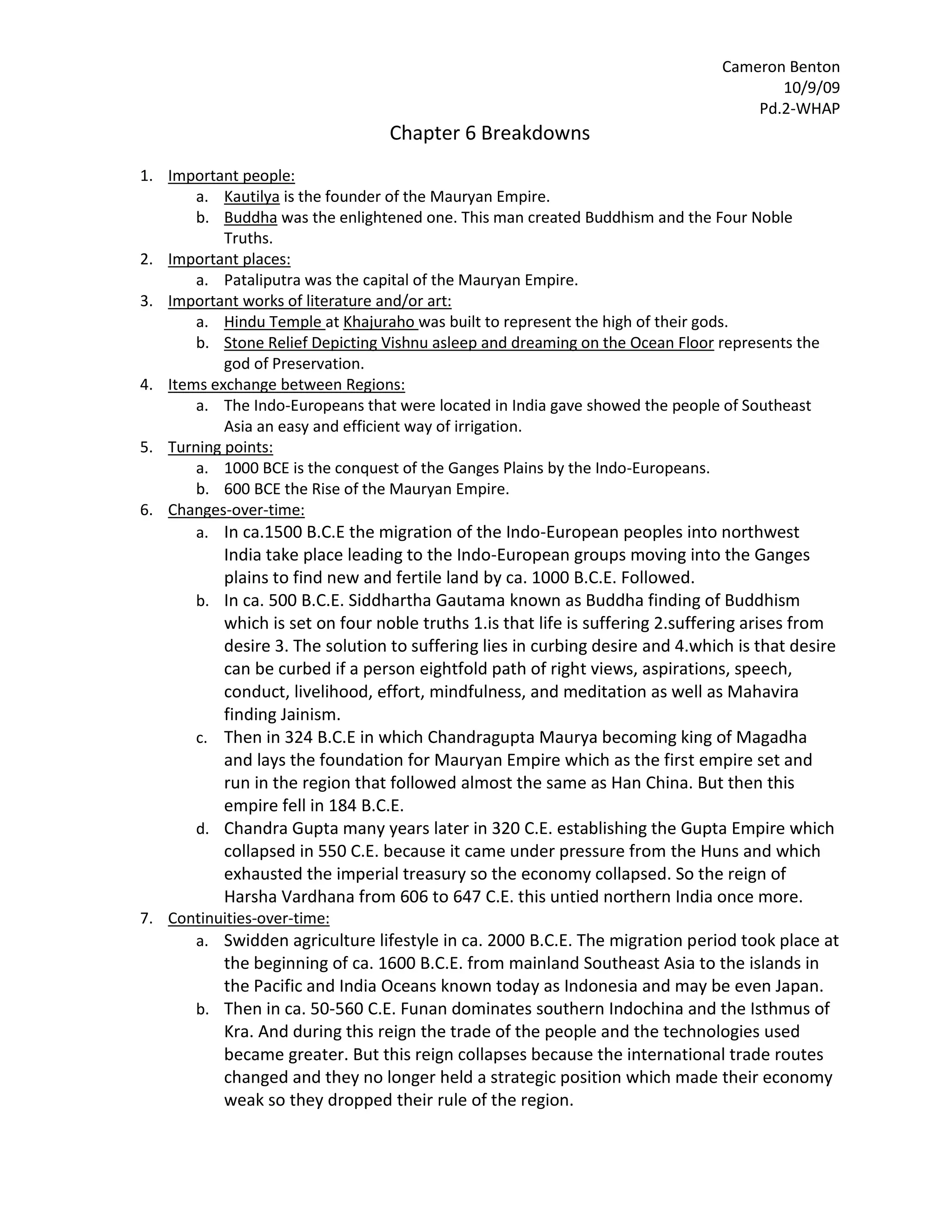 Chapter 6 Breakdowns | PDF