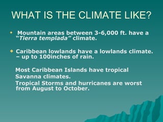 Chapter 6 central america and the caribbean ppt lesson 2 | PPT