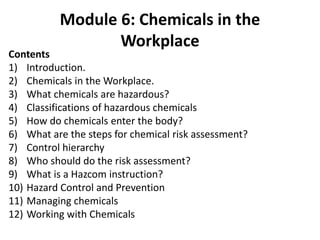 Chapter 6 chemical | PPTX | Lung and Respiratory Health | Diseases and ...