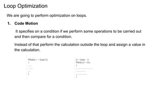 SPCC_Sem6_Chapter 6_Code Optimization part | PPT