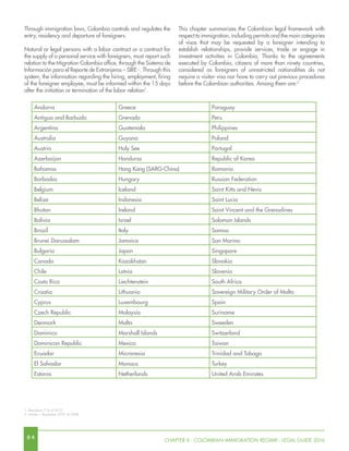 Colombian immigration regime | PDF