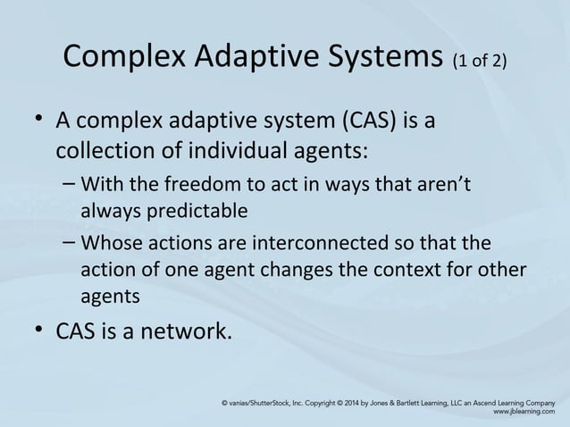 Chapter 6 complexity science and complex adaptive systems | PPT