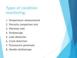 PLANT MAINTENANCE CHAPTER 6 CONDITION MONITORING.pdf