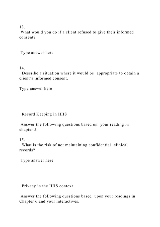 Chapter 6 Confidentiality Ethical and Legal Issues Answ.docx