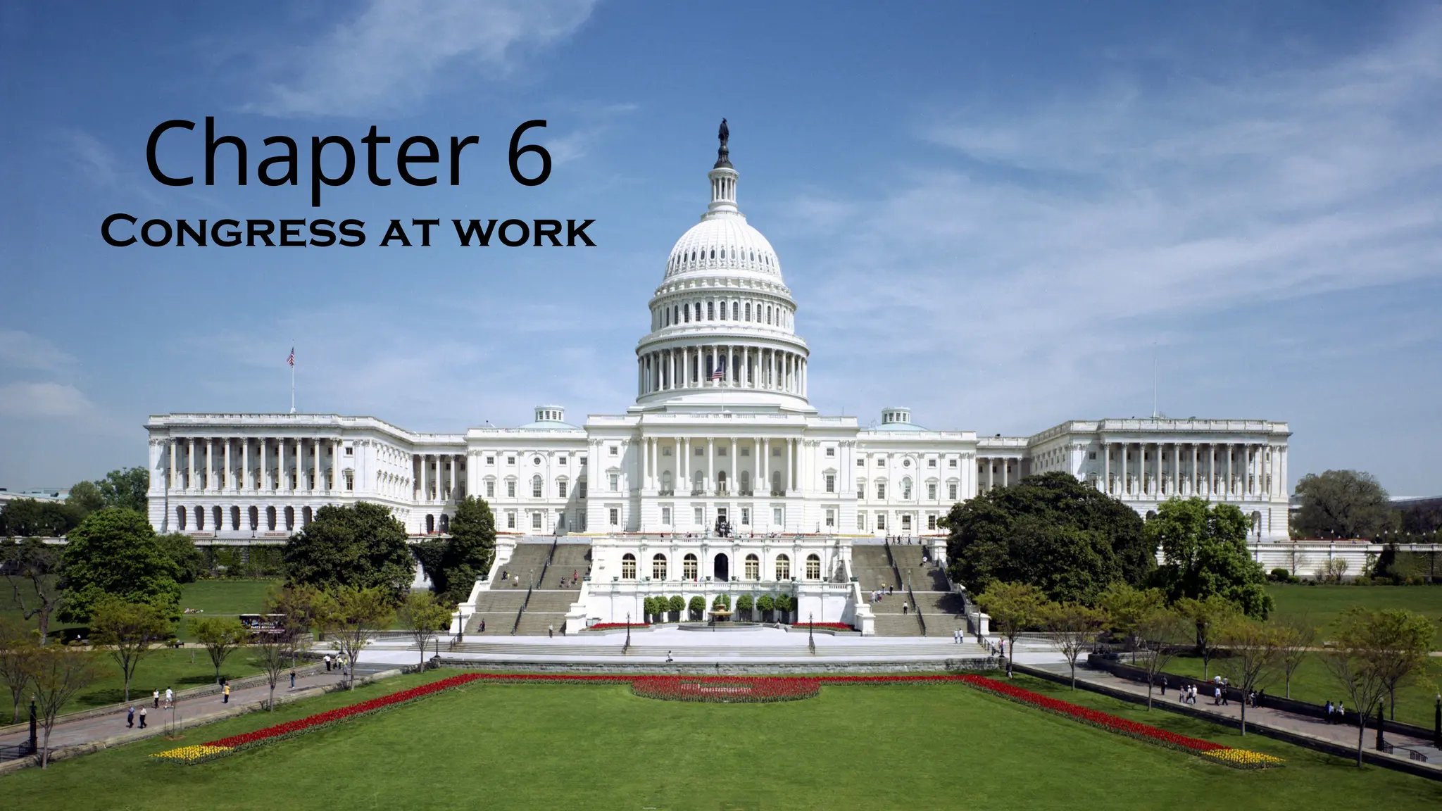 Chapter 6: Congress at Work - Organization of Congress/leadership ...