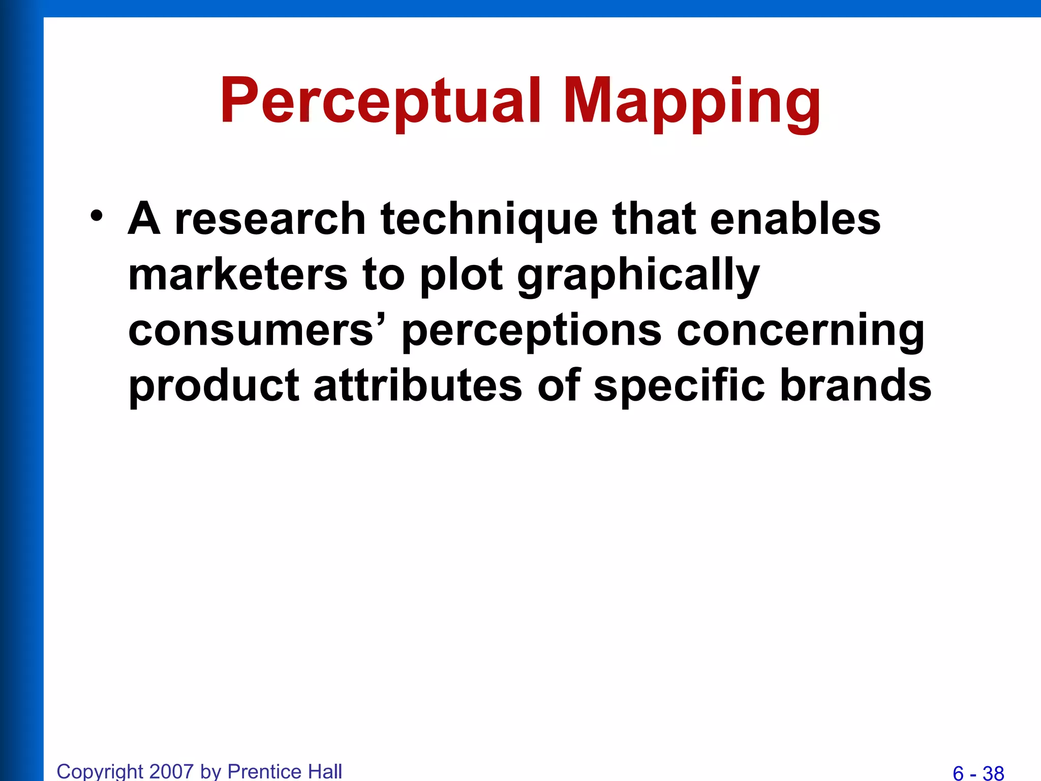 Chapter 6 Consumer Perception | PPT
