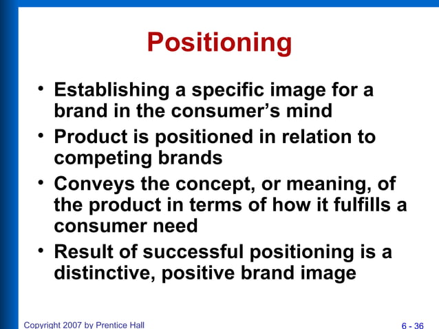 Chapter 6 Consumer Perception | PPT