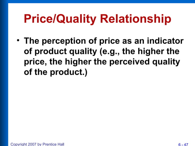 Chapter 6 Consumer Perception | PPT