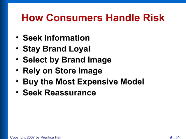 Chapter 6 Consumer Perception | PPT