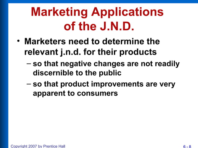 Chapter 6 Consumer Perception | PPT