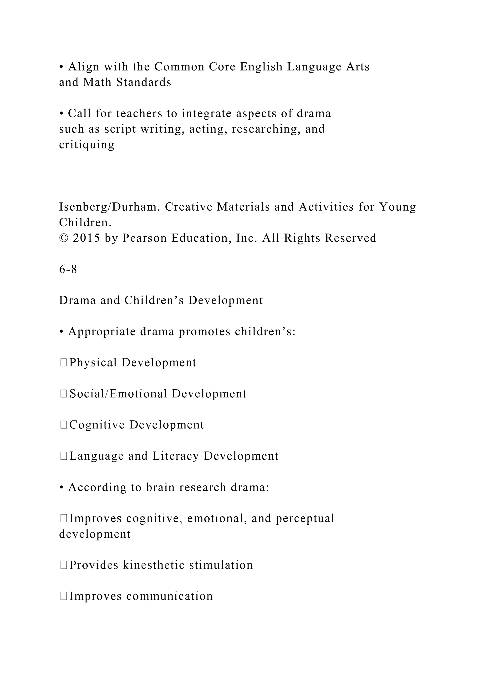 CHAPTER 6 Creative Materials and Activities for Drama.docx