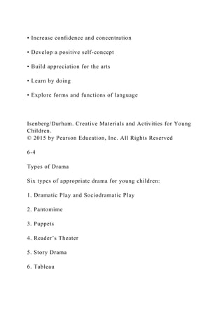 CHAPTER 6 Creative Materials and Activities for Drama.docx