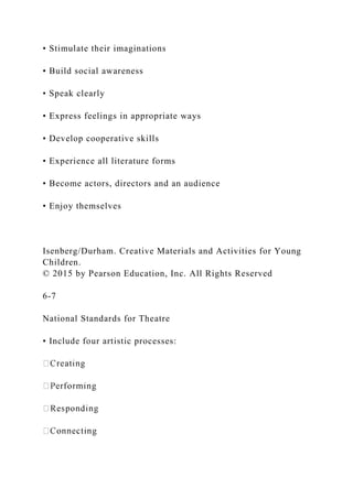 CHAPTER 6 Creative Materials and Activities for Drama.docx