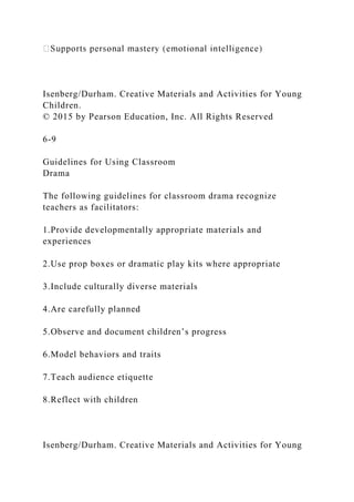 CHAPTER 6 Creative Materials and Activities for Drama.docx