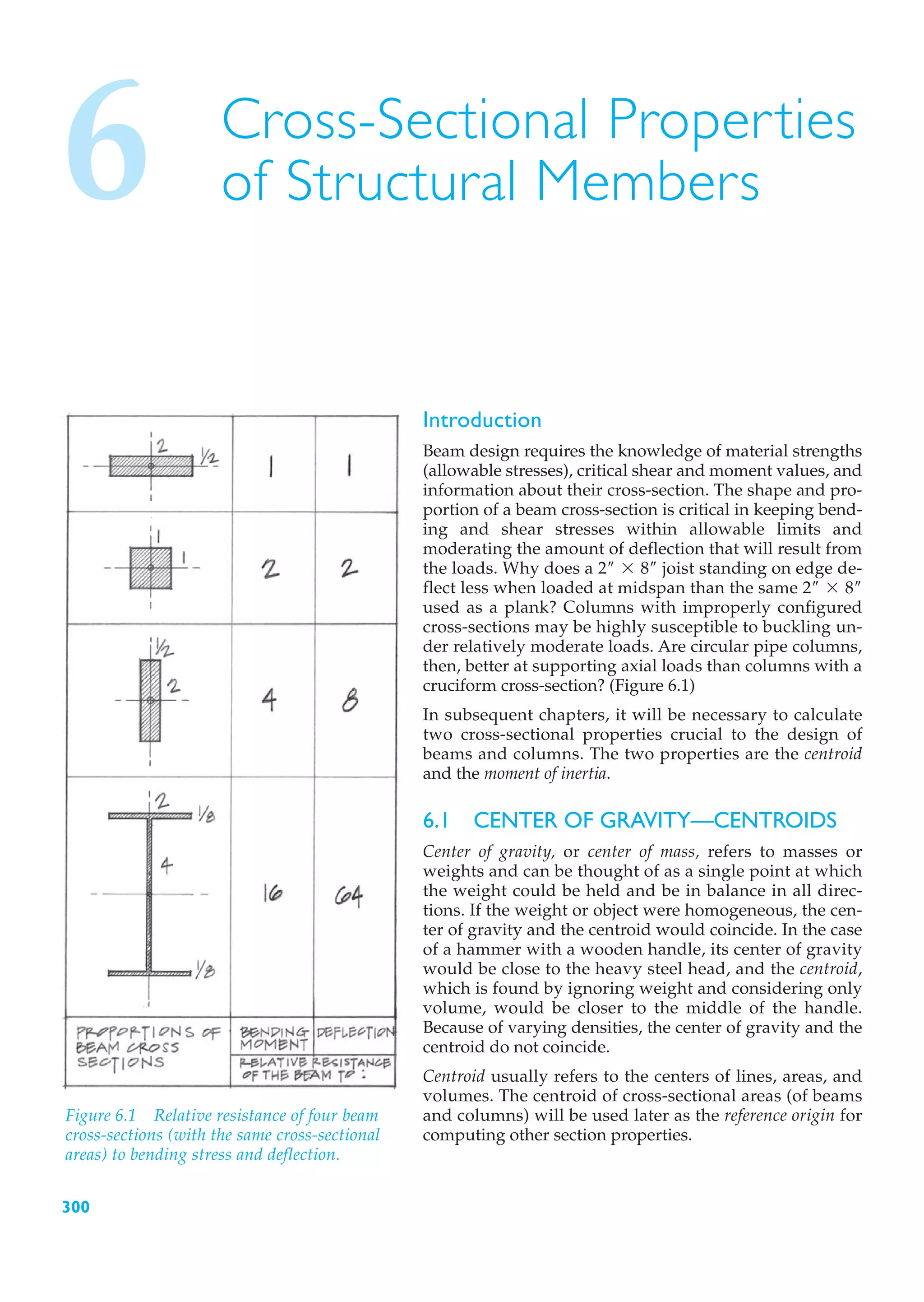 cross sectional properties of structural members | PDF