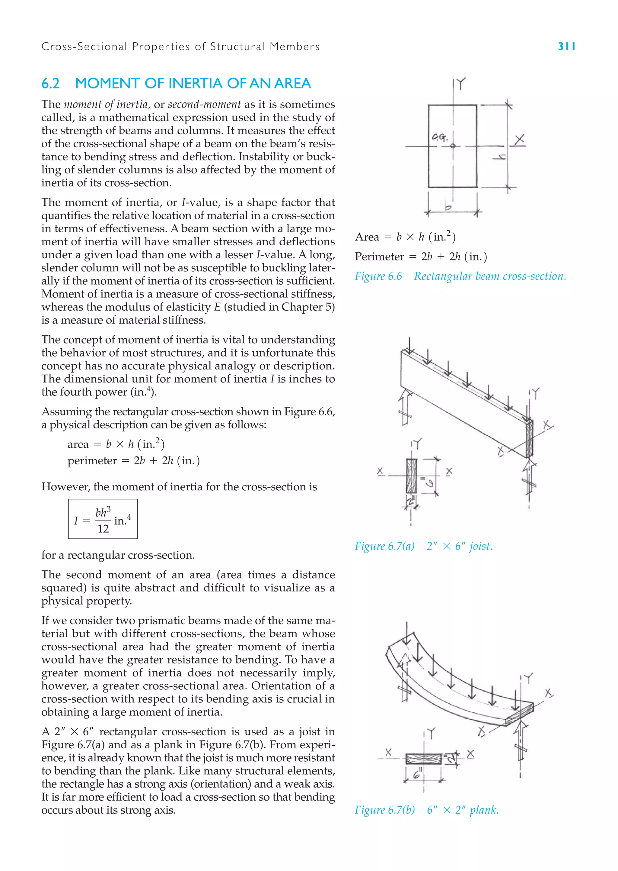 cross sectional properties of structural members | PDF