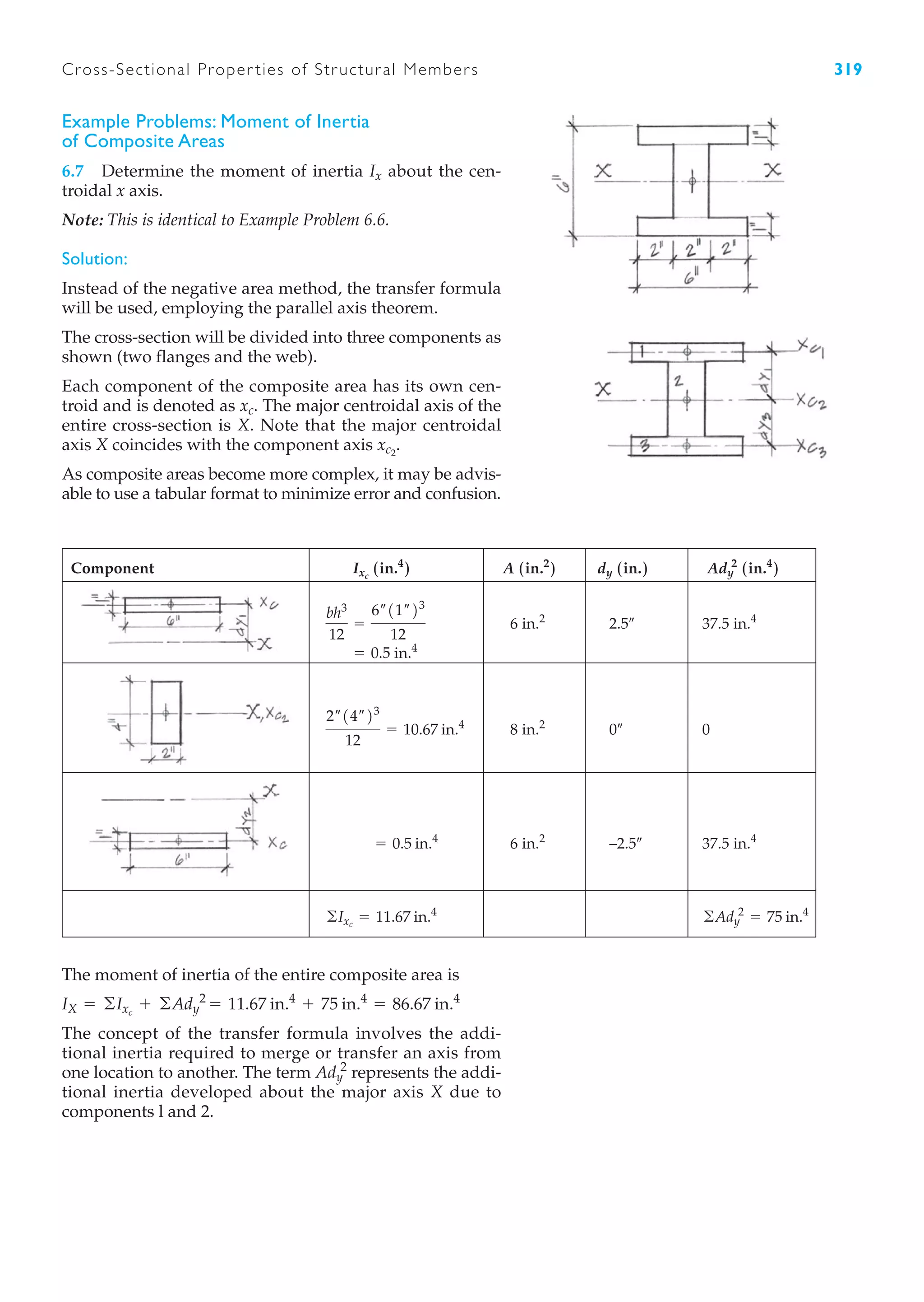 cross sectional properties of structural members | PDF