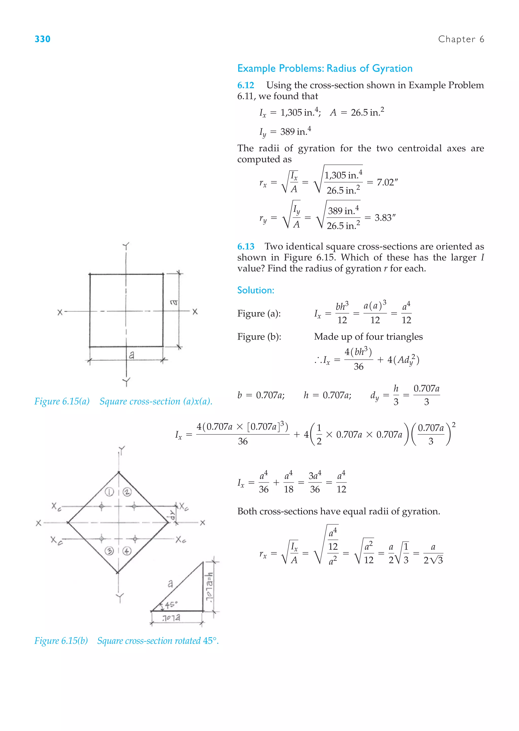 cross sectional properties of structural members | PDF