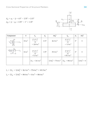 cross sectional properties of structural members | PDF