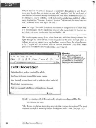 Chapter 6 css text | PDF