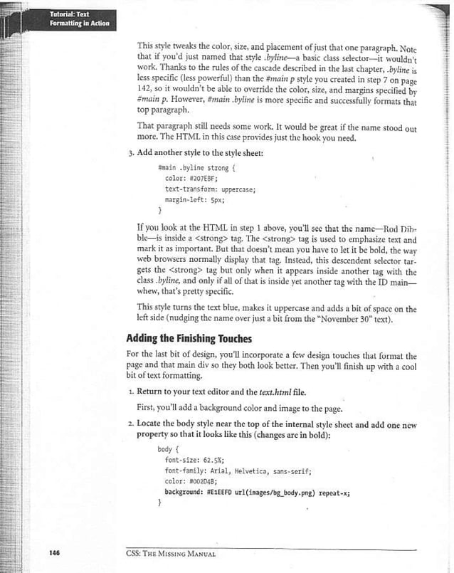 Chapter 6 css text | PDF