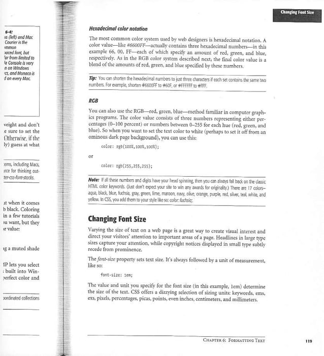 Chapter 6 css text | PDF