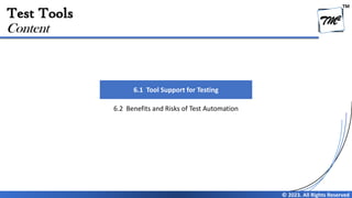 Chapter 6 - Test Tools Considerations V4.0 | PDF