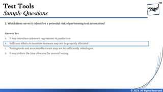 Chapter 6 - Test Tools Considerations V4.0 | PDF