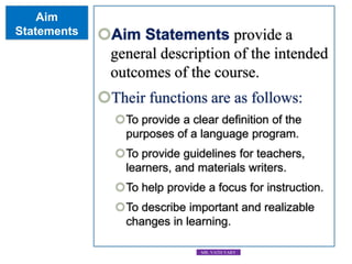 CHAPTER 6 Curriculum Aims and Outcomes.ppt
