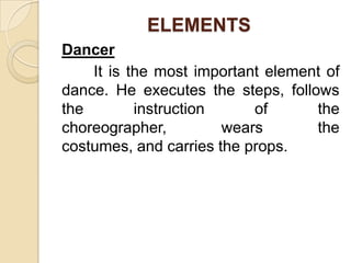 Chapter 6 dance | PPTX