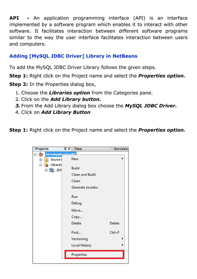 Chapter6 Database Connectivity Pdf Databases Computer Software And Applications