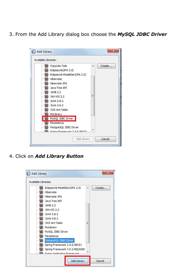 Chapter6 Database Connectivity Pdf Databases Computer Software And Applications
