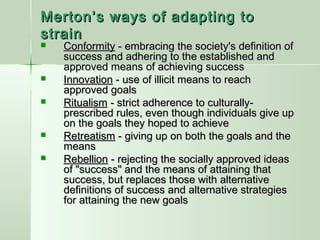 Chapter 6 deviance and social control ppt | PPT