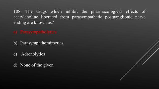 Drug Acting on Autonomic Nervous System, Sympathetic nervous system ...