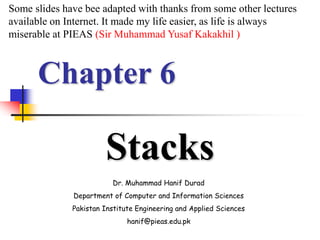 Chapter 6 ds | PPT