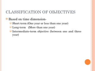 Establishing objectives | PPT
