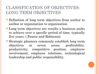 Establishing objectives | PPT