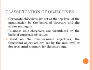 Establishing objectives | PPT