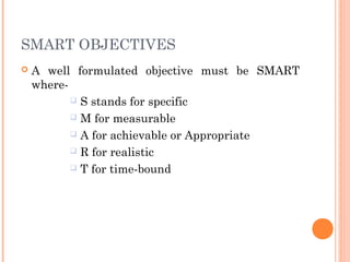 Establishing objectives | PPT