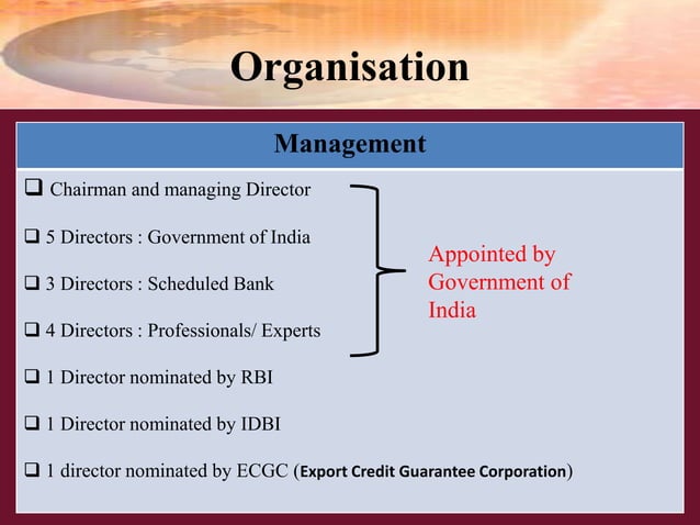 Chapter 6 exim bank | PPT