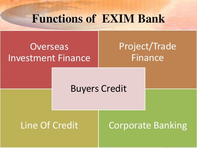 Chapter 6 exim bank
